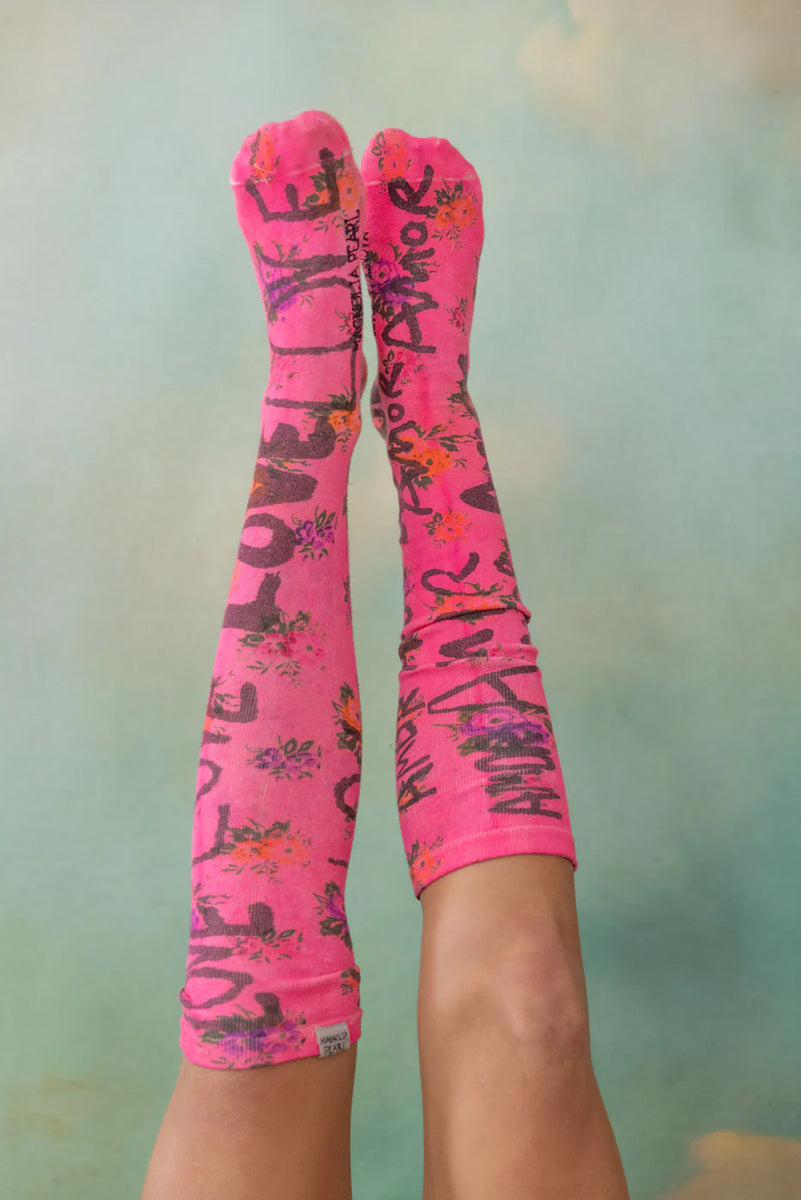 Magnolia Pearl Floral Love Amor OTK Socks – The Colony Shop