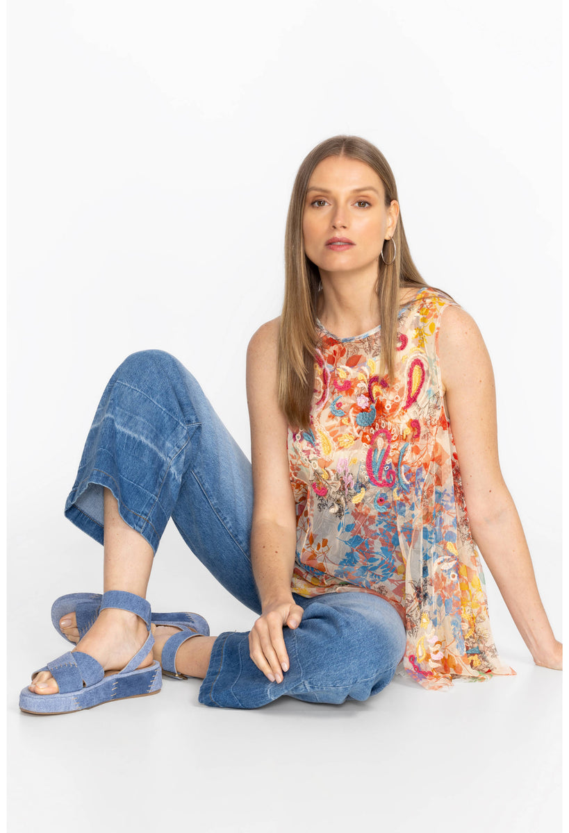 Johnny Was Mazzy Flared Tank (Slip) – The Colony Shop