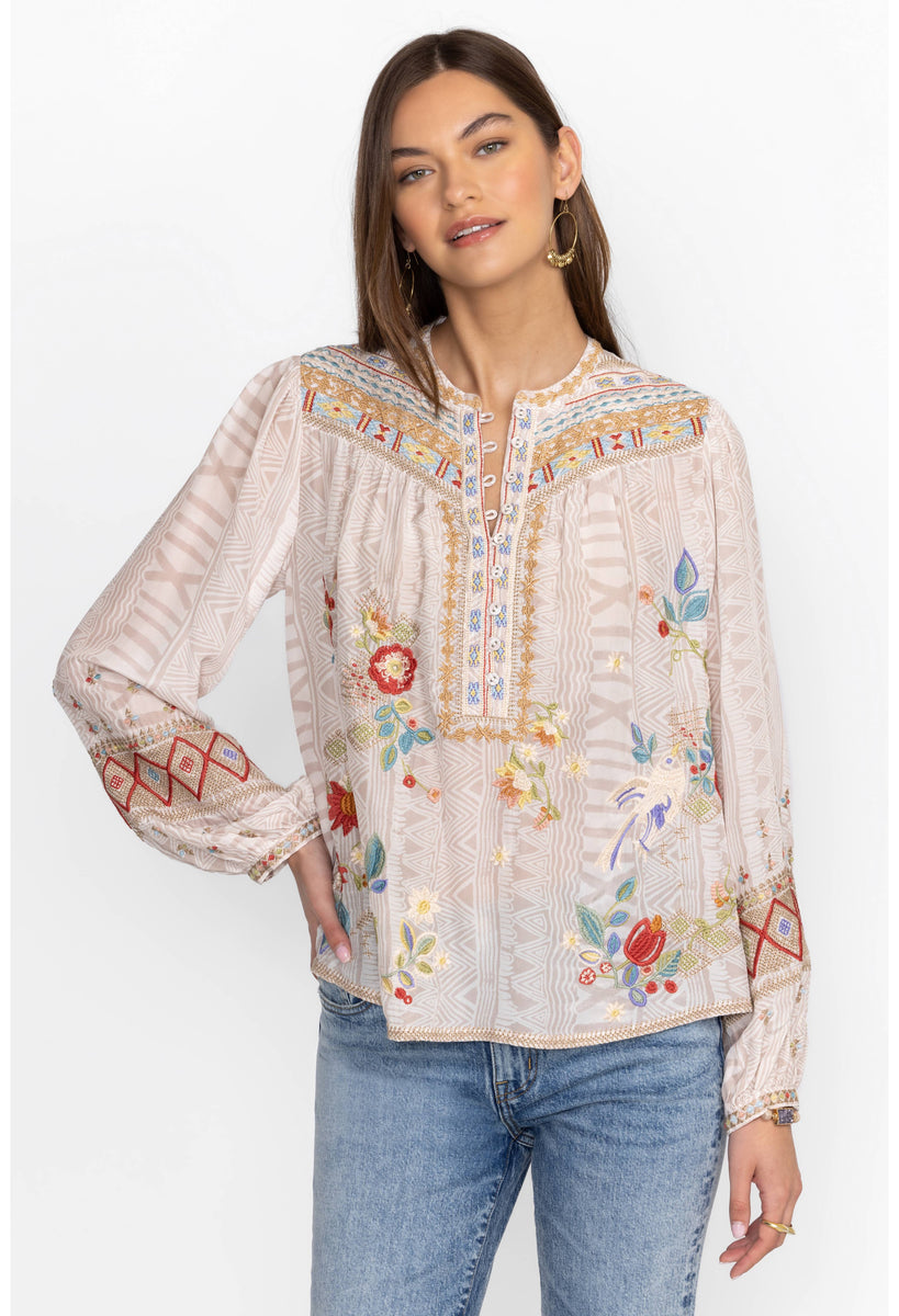 Johnny Was Forest Fern Blouse – The Colony Shop