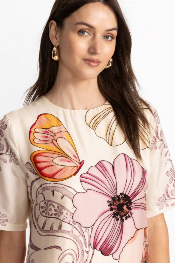 Johnny Was Daisee Fringe Mini Dress – The Colony Shop