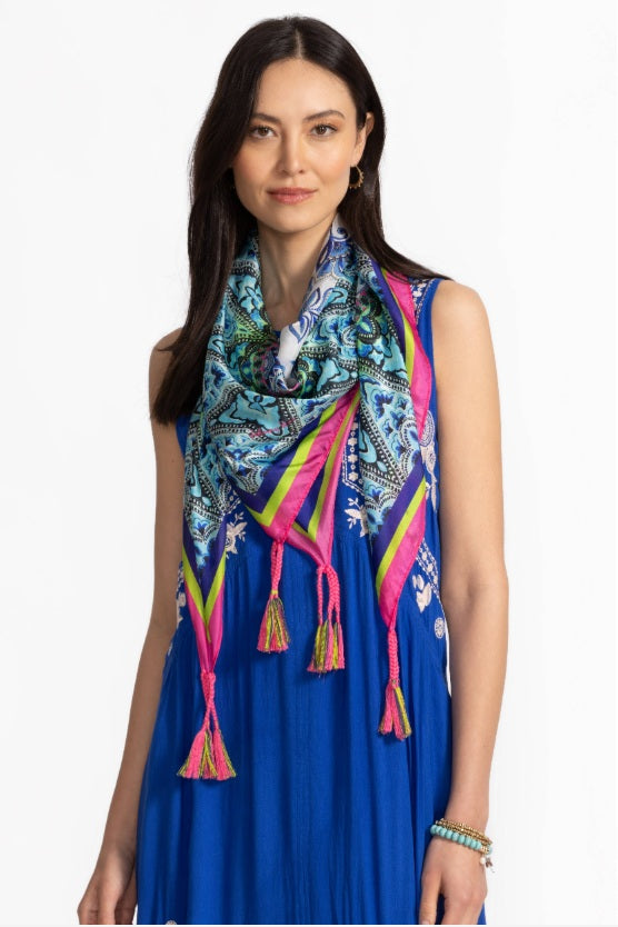 Johnny Was Elaine Silk Scarf – The Colony Shop