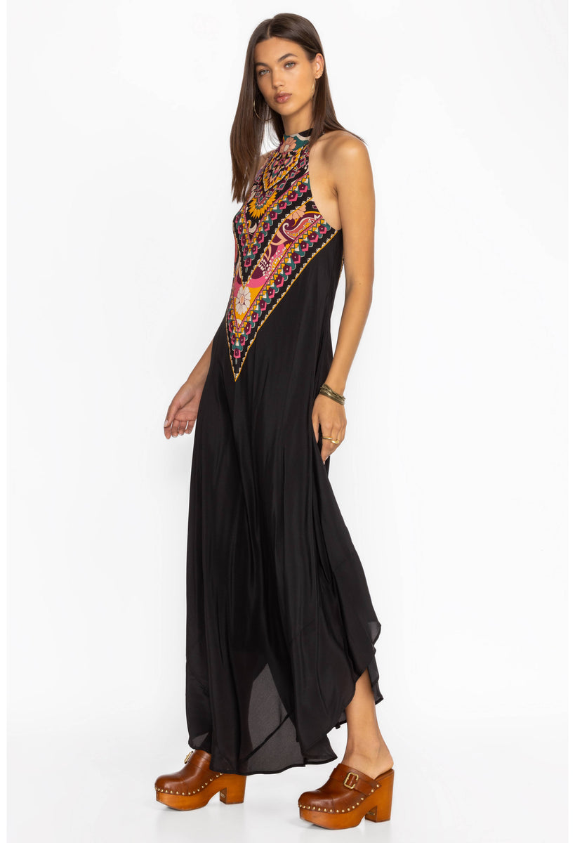 Johnny Was Nadia Halter Maxi Dress – The Colony Shop