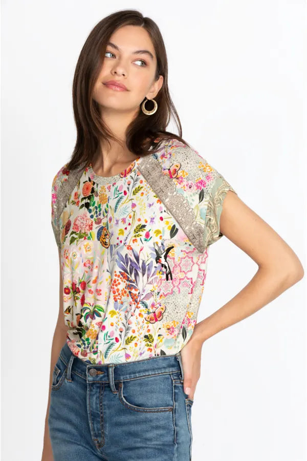 Johnny Was Los Angeles Filomena Relaxed Tee – The Colony Shop